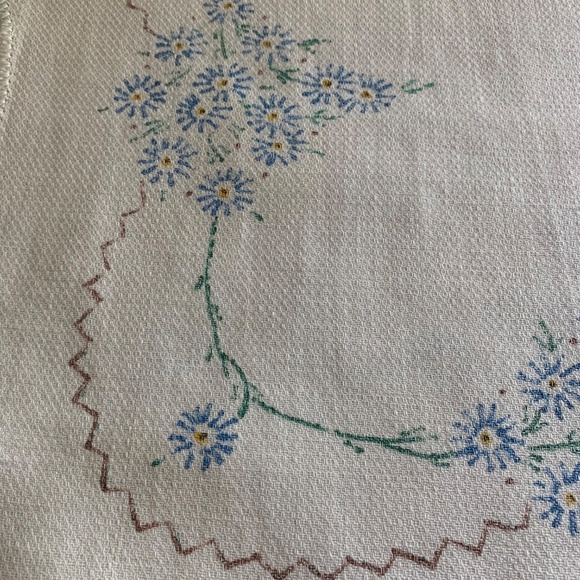Vintage | Dining | Vintage Hand Painted Runner | Poshmark